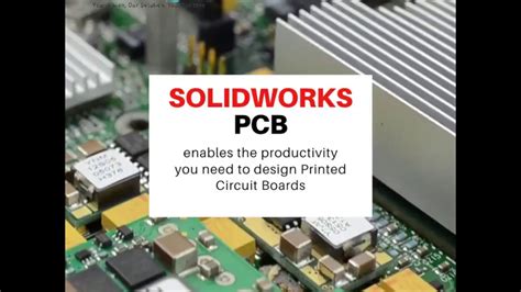 Solidworks Pcb Overview Youtube
