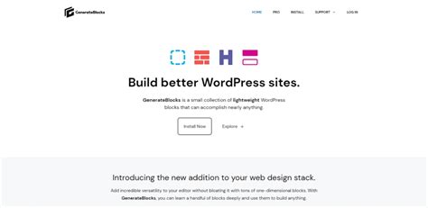 Generateblocks The Admin Bar