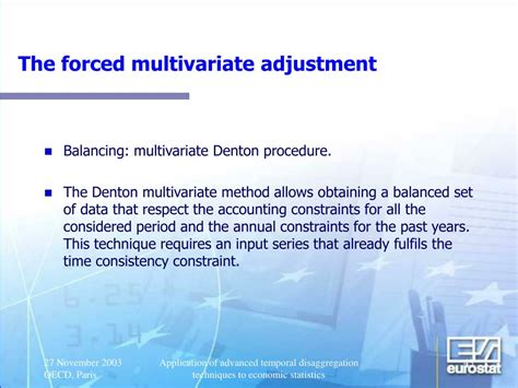 Ppt Ecotrim A Program For Temporal Disaggregation Of Time Series