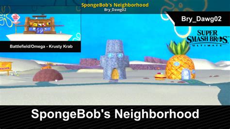 Spongebobs Neighborhood Mod For Super Smash Bros Ultimate Ssbu Mods