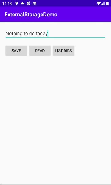 Android External Storage Tutorial With Examples
