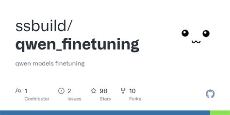 GitHub Ssbuild Qwen Finetuning Qwen Models Finetuning