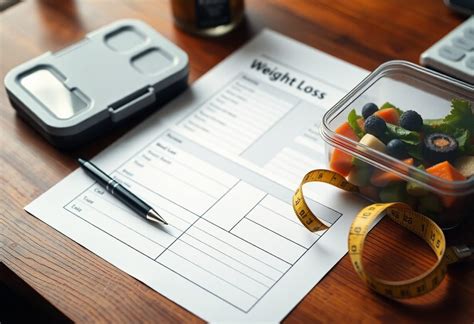 Weight Loss Goal Setting Worksheet Plan Track And Stay Motivated