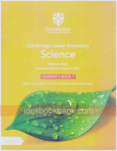 Cambridge Lower Secondary Science Learners Book 7 Orignal Price 4695 Idris Book Bank