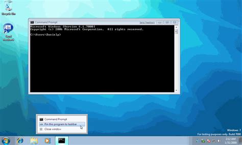 Windows 7 New Taskbar Features