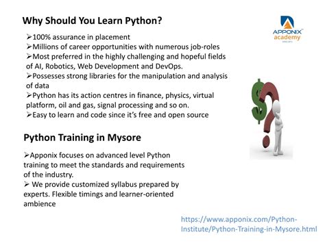 Ppt Python Training In Mysore Request Demo Class Powerpoint
