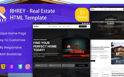 Rhrey Single Property Html5 Template Templatemonster