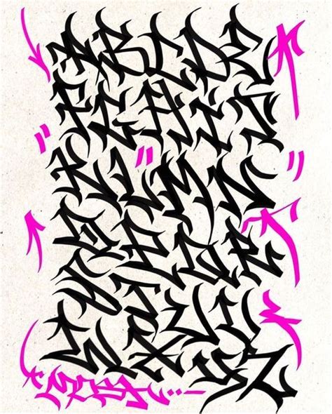 Chisel Nib Lettering Fusion Of Calligraphy And Graffiti