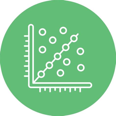Regression Analysis Line Circle Background Icon 17629879 Vector Art At Vecteezy