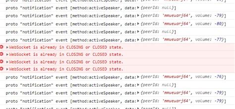 Websocket Is Already In Closing Or Closed State · Issue 638 · Ionorgion Sfu · Github
