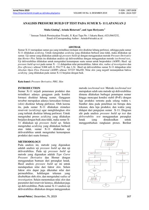 pdf analisis pressure build up test pada sumur x 11 lapangan j