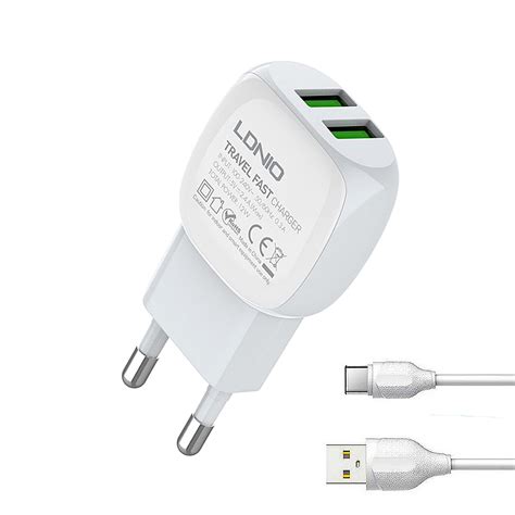 Brzi punjač Ldnio A kabl USB tip C Vertek sistem D O O