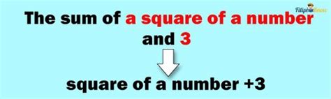 Algebraic Expression Examples With Answers Filipiknow