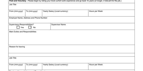 Ds 174 Application For Employment Pdf Form Formspal