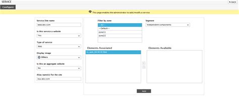 Configuring Services