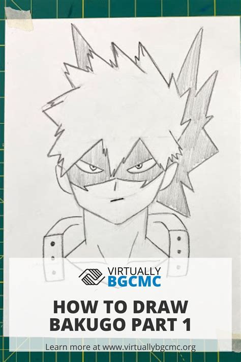 Join Mr Jonathan As He Teaches You How To Draw The First Stages Of Bakugo From My Hero Academia