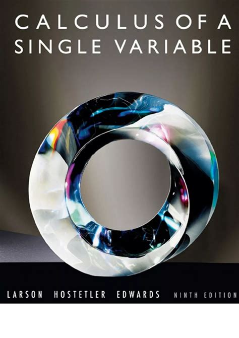 Ebook Calculus Of A Single Variable 9th Edition By Ron Larson Bruce H