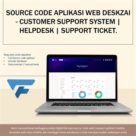 Jual Source Code Aplikasi Web Deskzai Customer Support System Helpdesk Support Ticket