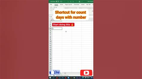 Excel Sequence Formula Shorts Excel Youtube
