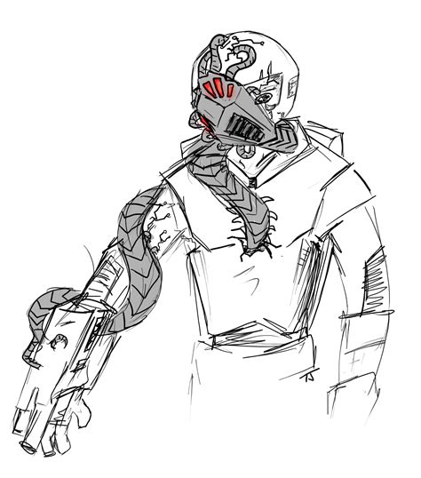 Half Human Half Robot Coloring Pages