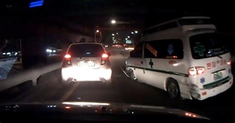 길막은 차 때문에 구급차 사고 병원에 일찍 도착했더라면