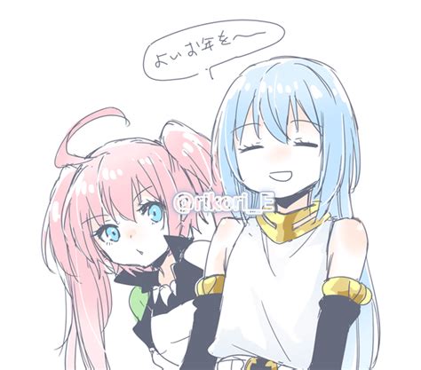 Rimuru And Milim Artist Rikorie Rrimuru