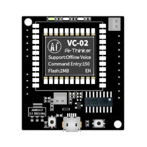 Ai Thinker Nodemcu Vc 02 Kit Offline Speech Recognition Module Robotshop