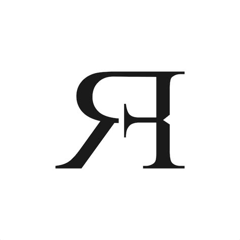 Premium Vector Rf Logo Elegant For Icon Brand