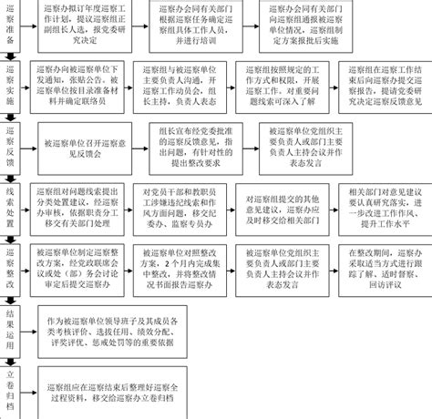 巡察与督察督办工作流程 纪委监察处