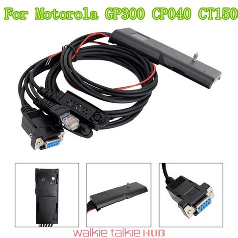 5 In 1 Programming Cable For Motorola Handheld CB Two Way Radio Mobile Radio Two Way Radio