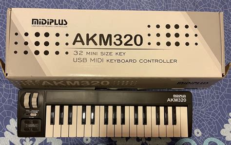AKM320 MiDiPLUS USB Keyboard Controller 32 Mini Key Size Hobbies Toys Music Media
