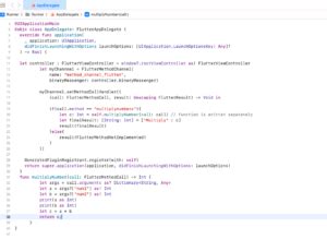 Method Channel In Flutter Bridge Native Code Example