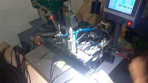 Auto Solding Machine Working Data Cable Line By Taj Technology Mr