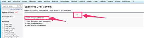 How To Enable Salesforce Crm Content In Salesforce Cloudhq Support