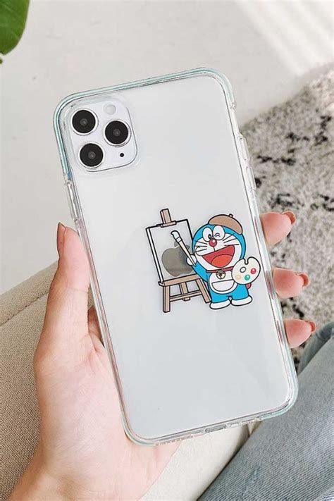 Doraemon IPhone Case Creative Iphone Case Kawaii Phone Case Phone Case Diy Paint