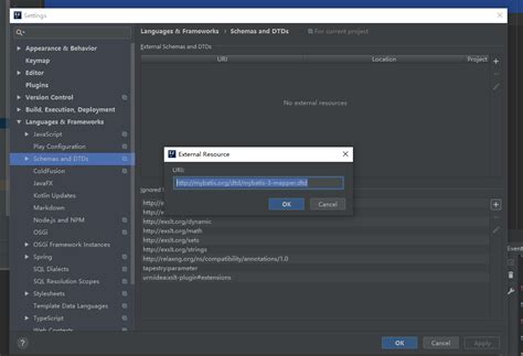 springboot自动生成的xml文件中，mybatis头部 dtd mybatis 3 mapper