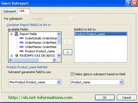 Create A Subreport In Crystal Reports