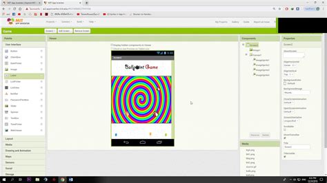การสร้างเกมส์จาก Mit App Inventor2 แบบง่าย Youtube