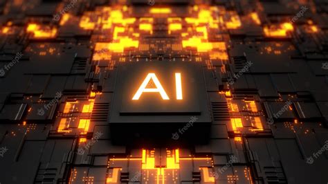 Premium Photo Artificial Intelligence Motherboard Processor Chip Illustration