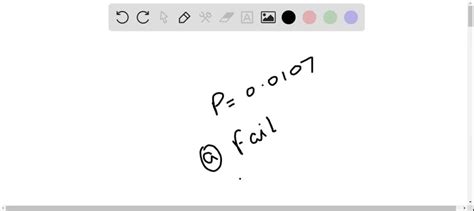 Solved The P Value For A Hypothesis Test Is Shown Use The P Value To Decide Whether To Reject