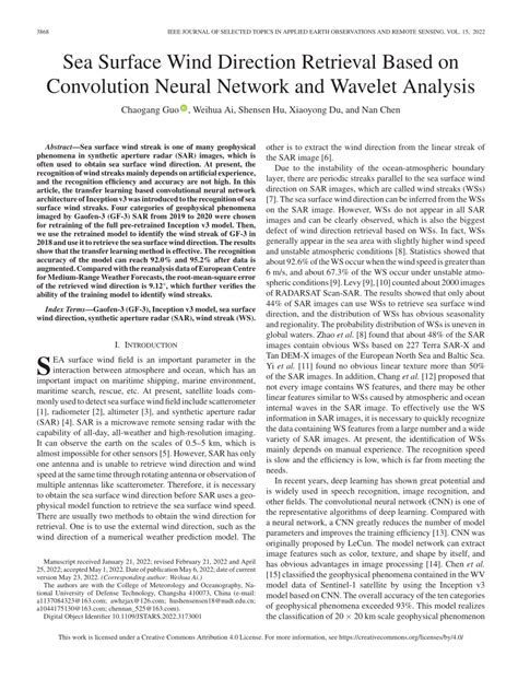 Pdf Sea Surface Wind Direction Retrieval Based On Convolution Neural