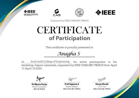 Anagha S On Linkedin Successfully Completed Workshop On Ltspice