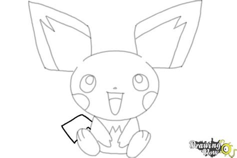 How To Draw Pokemon Pichu Drawingnow