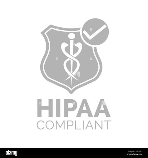 Hipaa Compliance Logo Stock Vector Image And Art Alamy
