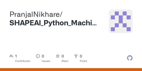 Github Pranjalnikhareshapeaipythonmachinelearning