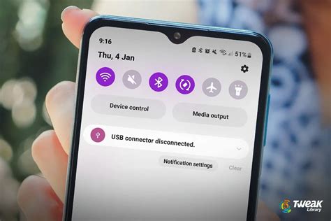How To Resolve USB Connector Disconnected Notification On Android