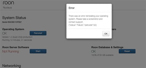 Unable To Install OS On Nucleus Nucleus Roon Labs Community