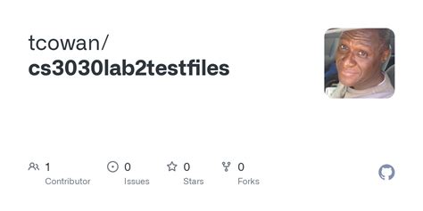 GitHub Tcowan Cs Lab Testfiles
