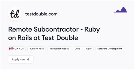 Himalayas On Linkedin Remote Subcontractor Ruby On Rails Job At Test