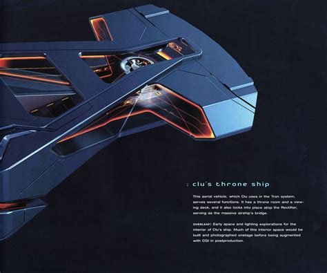 Tron Legacy Concept Art Club Chrome Ship